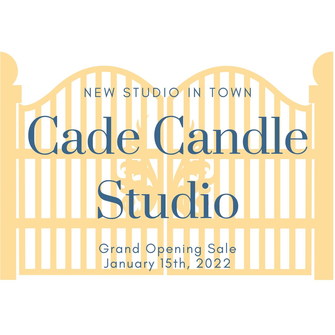 CADE CANDLE STUDIO - New Candle Studio in Town - Etsy
