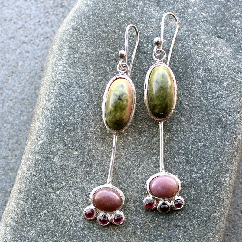 Rustic Earrings - Etsy