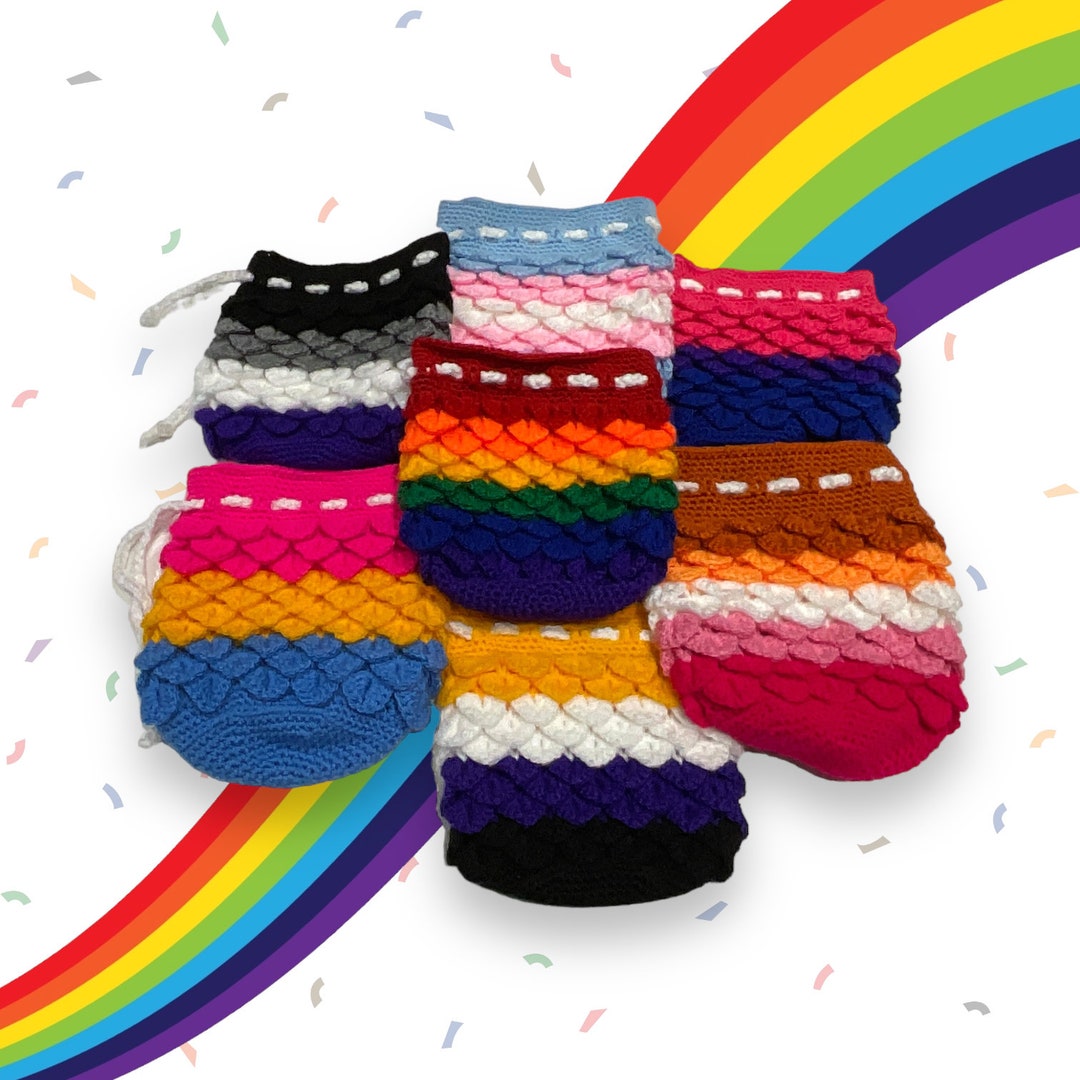 Roll With Pride Dragon Scale Flag Dice Bags - Etsy