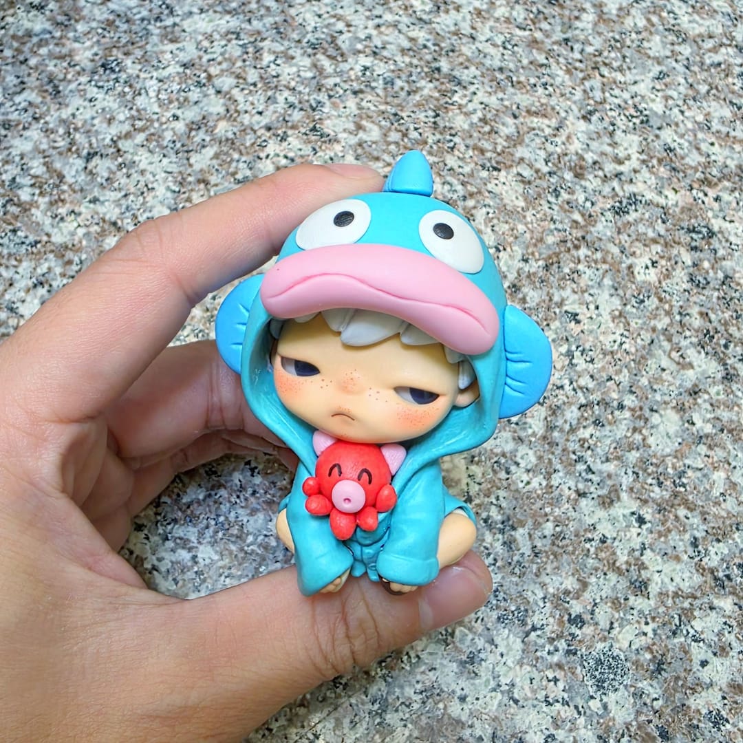 Customize Commission: Custom Hirono to Hangyodon Handmade Clay - Etsy
