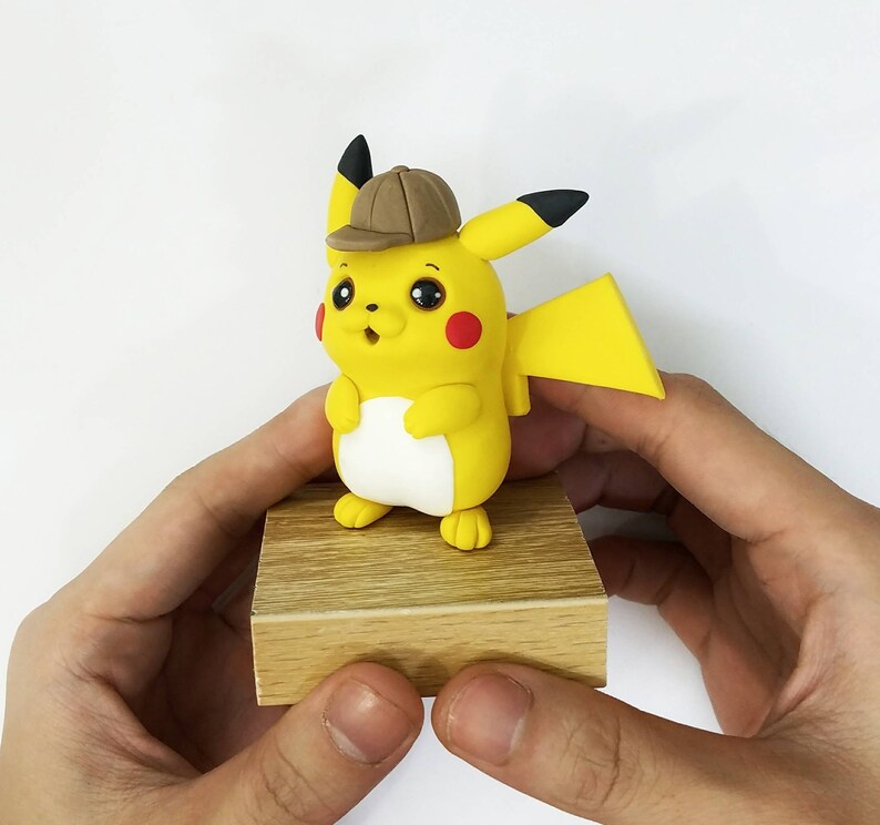 Pikachu Clay Handmade in pikachu Detective Movie | Etsy