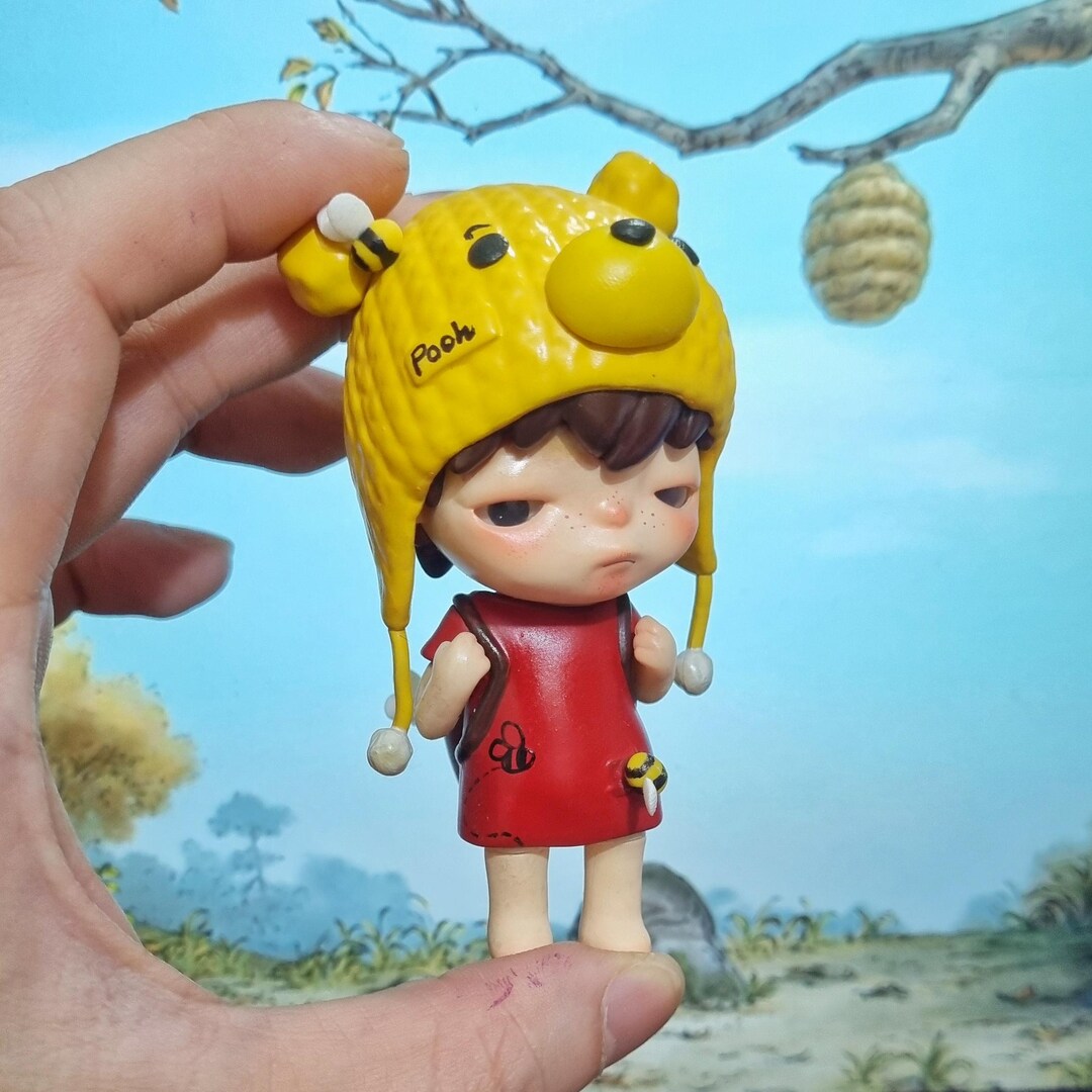 Customize Commission: Custom Hirono Vol 1 to Pooh Bear Handmade Clay - Etsy