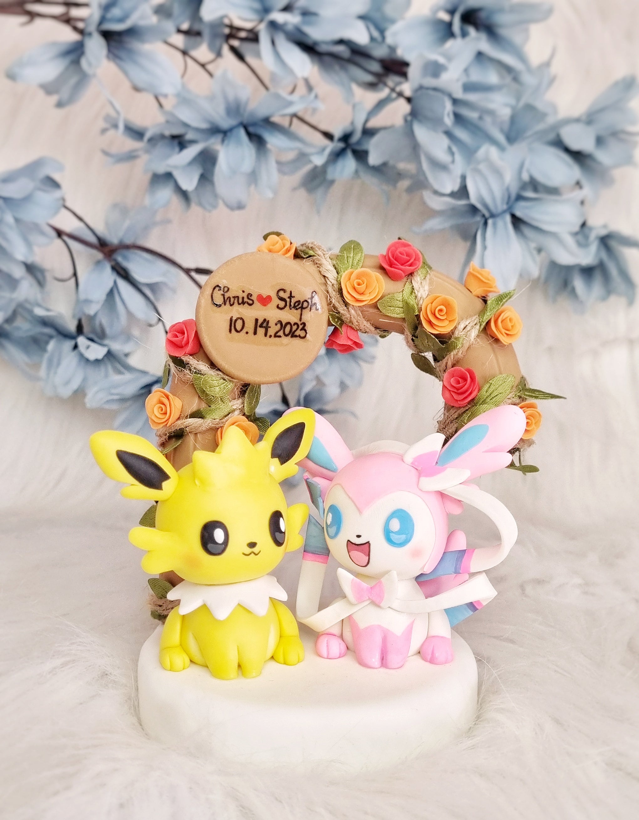 Pokemon Wedding Cake Toppers
