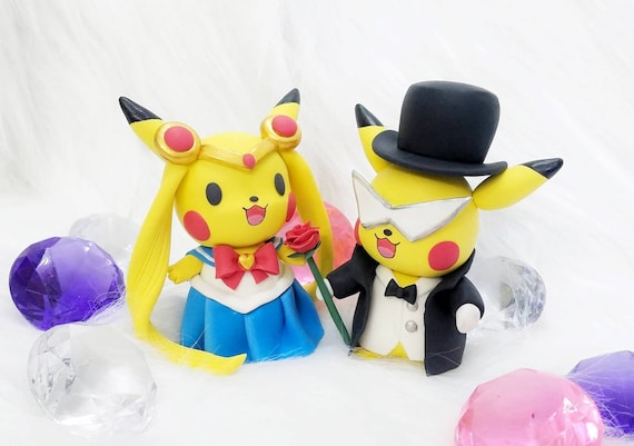 Pokemon Wedding Cake Toppers