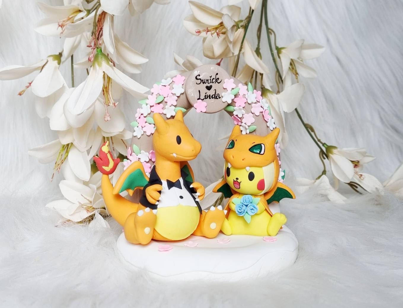 Pokemon Wedding Cake Toppers