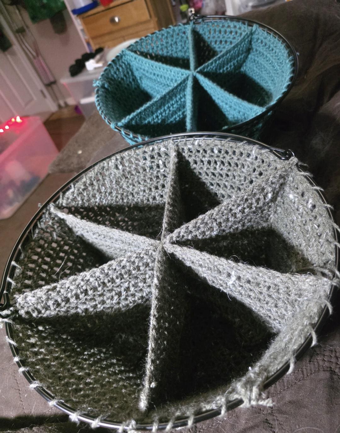 Large Egg Basket Divider Crochet for Breeding Pens! - Etsy