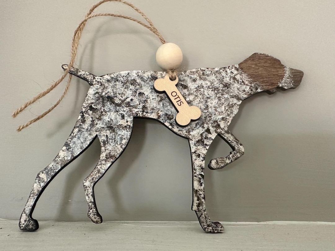 Hand Painted German Shorthaired Pointer, GWP, GSP Ornament, GSP Gift ...