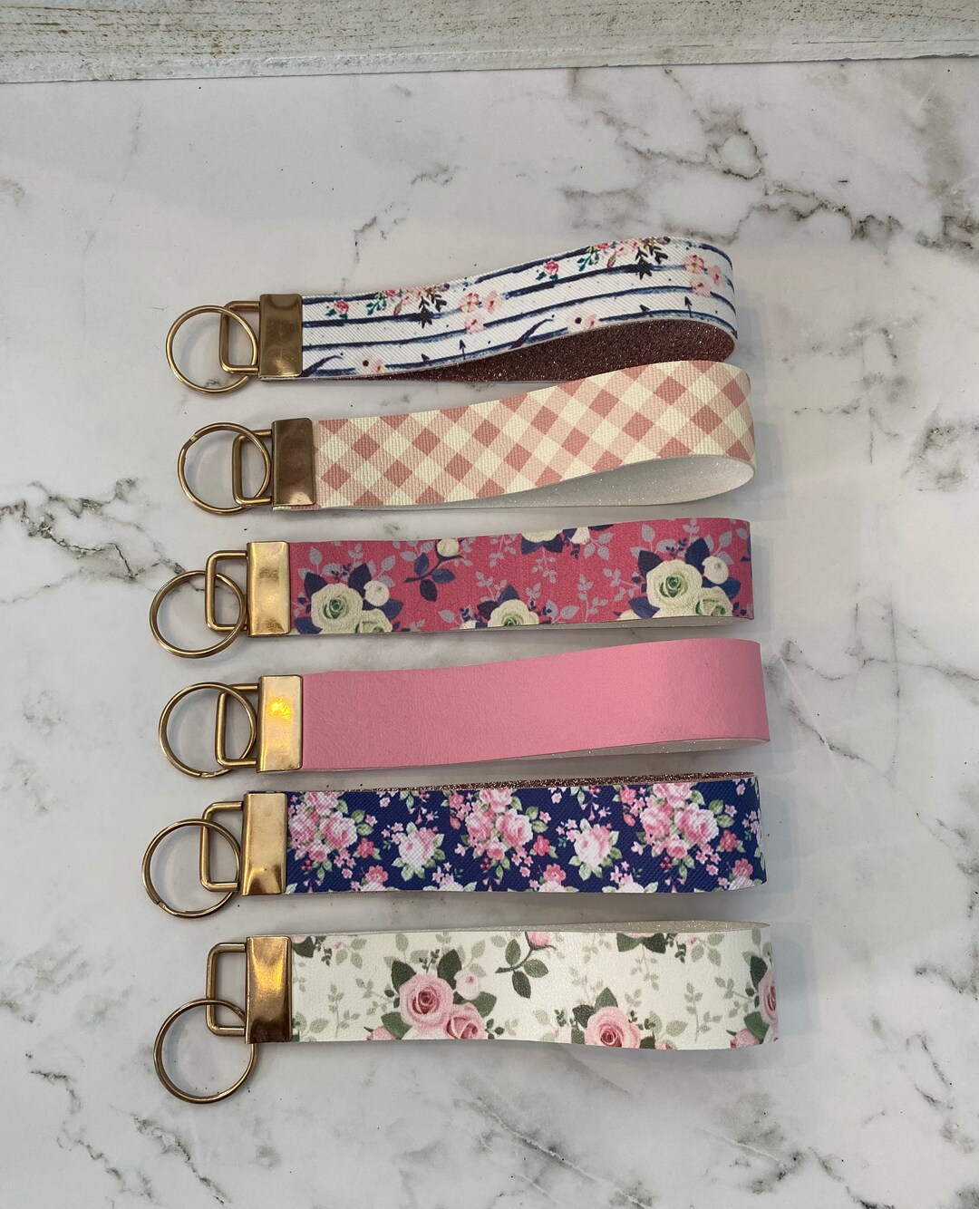 Key Fob, Wristlet, Faux Leather, Keychain, Keychain Fob, Gift for Her ...