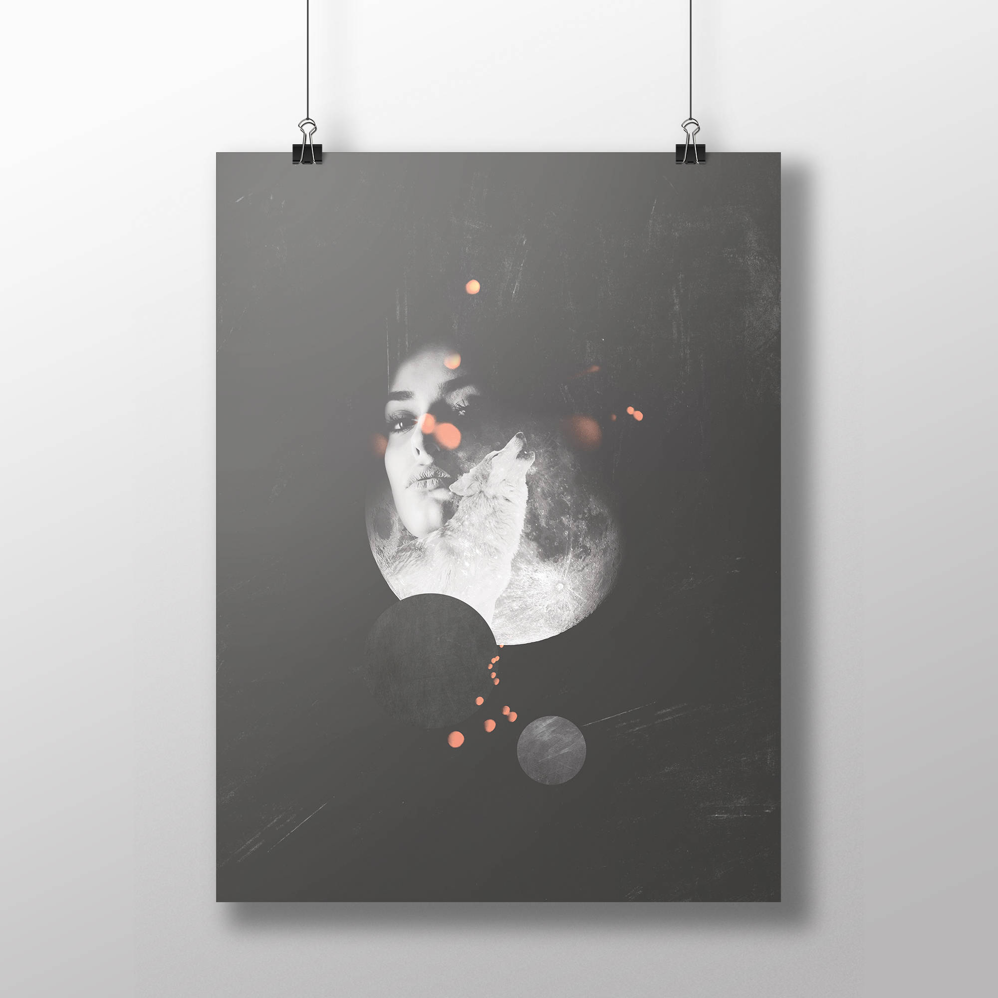 Howl Wolf Project Modern Decor Printable Art Howling - Etsy