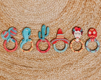 Mexican Napkin Rings - Etsy