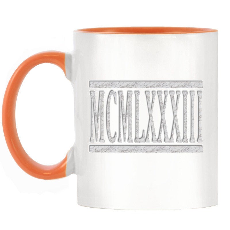 Roman Numerals 1983 Design 2 Tone Mug With Matching Handle And Etsy roman-numerals-1983-design-2-tone-mug-with-matching-handle-and-etsy