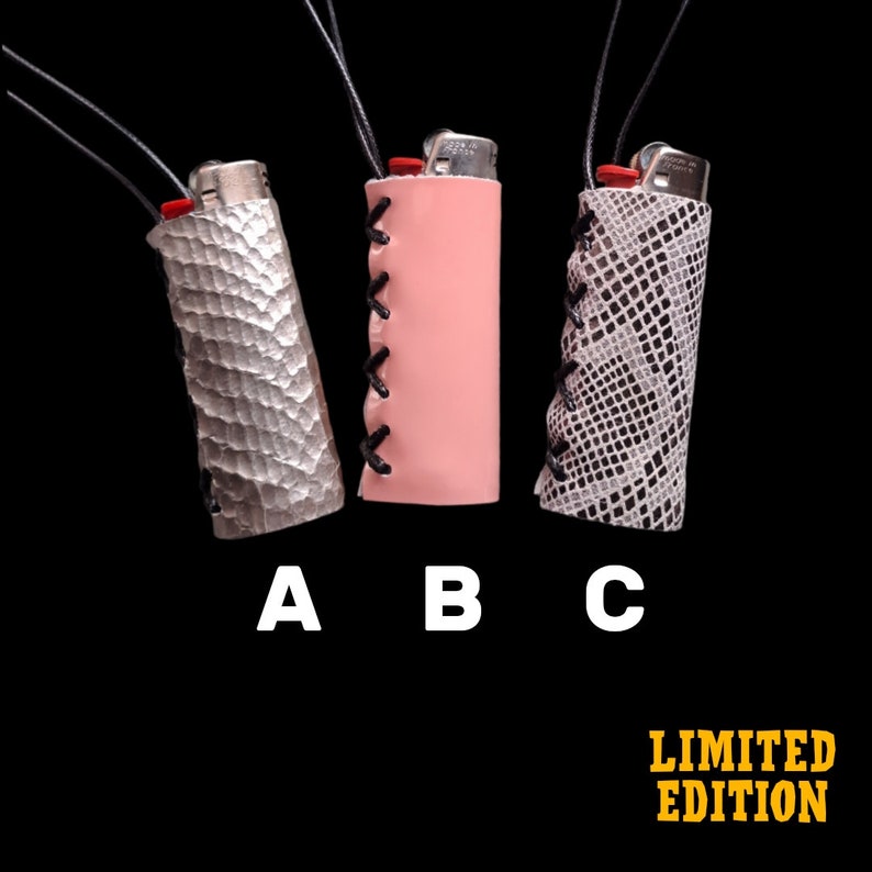 Leather Lighter Case Case for Lighters Bic With Sliding Cord - Etsy