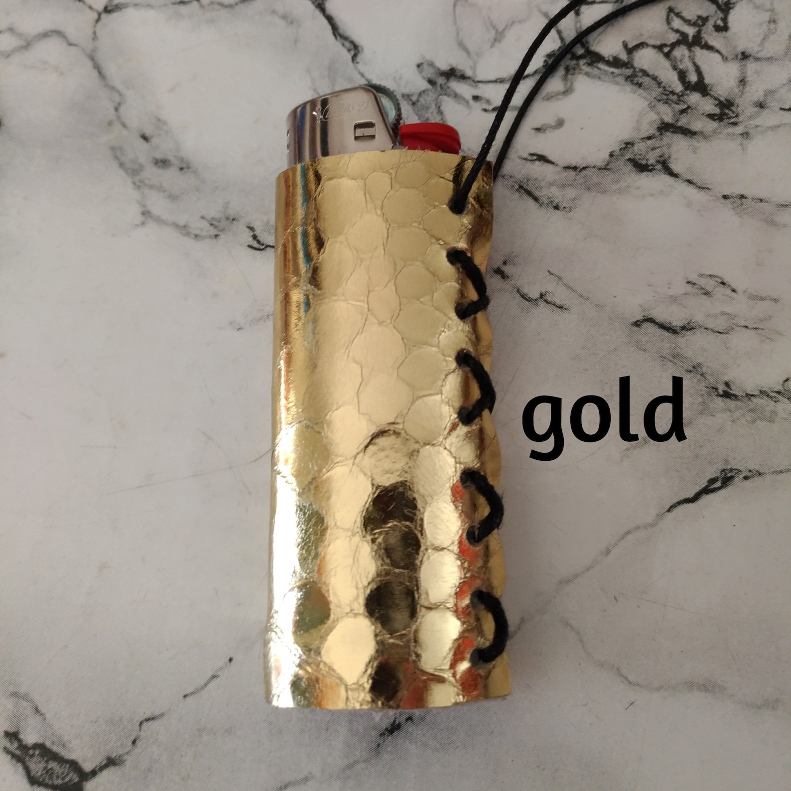 Leather Lighter Case Case for Lighters Bic With Sliding Cord - Etsy