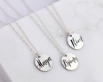 Silver nameplate | Etsy