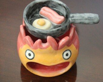 Calcifer Ghibli Art - Etsy