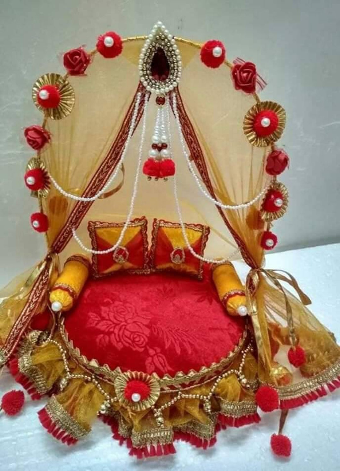 Ganesha/ganpati/laddu Gopal Bed/laddu Gopal Jhoola/swing/laddu Gopal ...