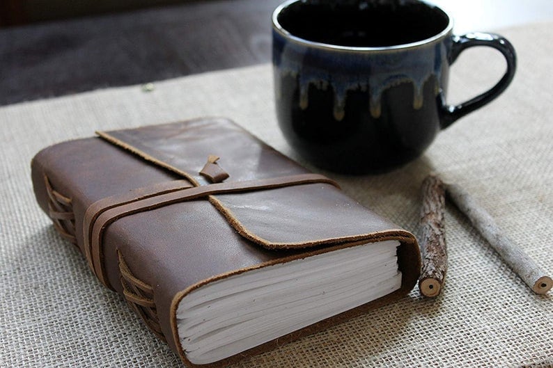 Diary vintage Handmade paper journal Notebook-Soft Rustic | Etsy