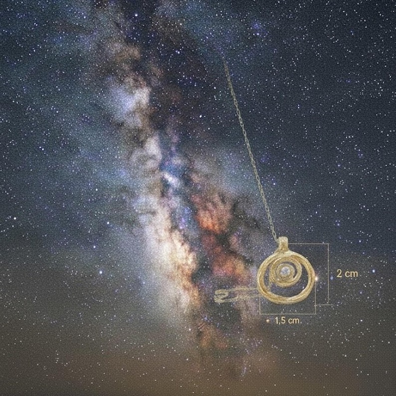 24K Gold Vermeil Diamond Pendant Necklace, Organic Texture - Etsy