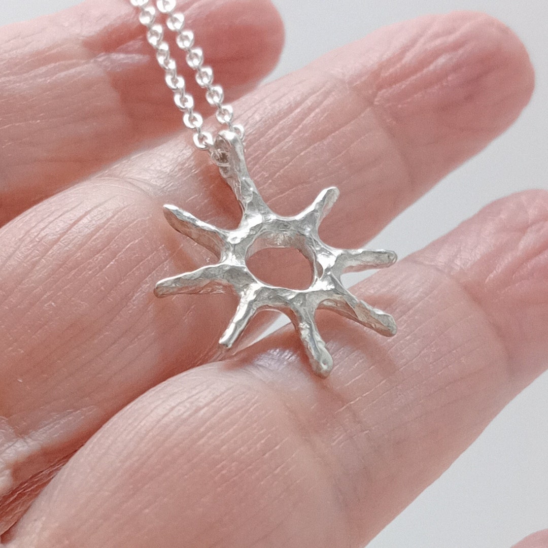 Irregular Arms Star Silver Pendant, Celestial Cute Jewelry, Valentine ...