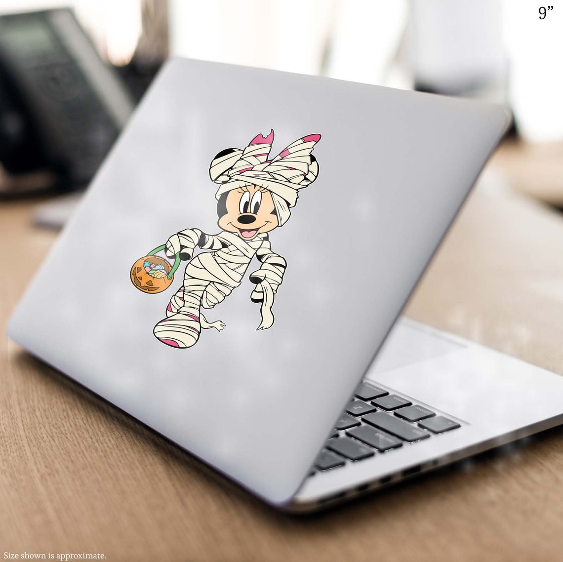 Halloween Mummy Vinyl Decal Sticker Static Cling Window Film Vinyl Iron ...