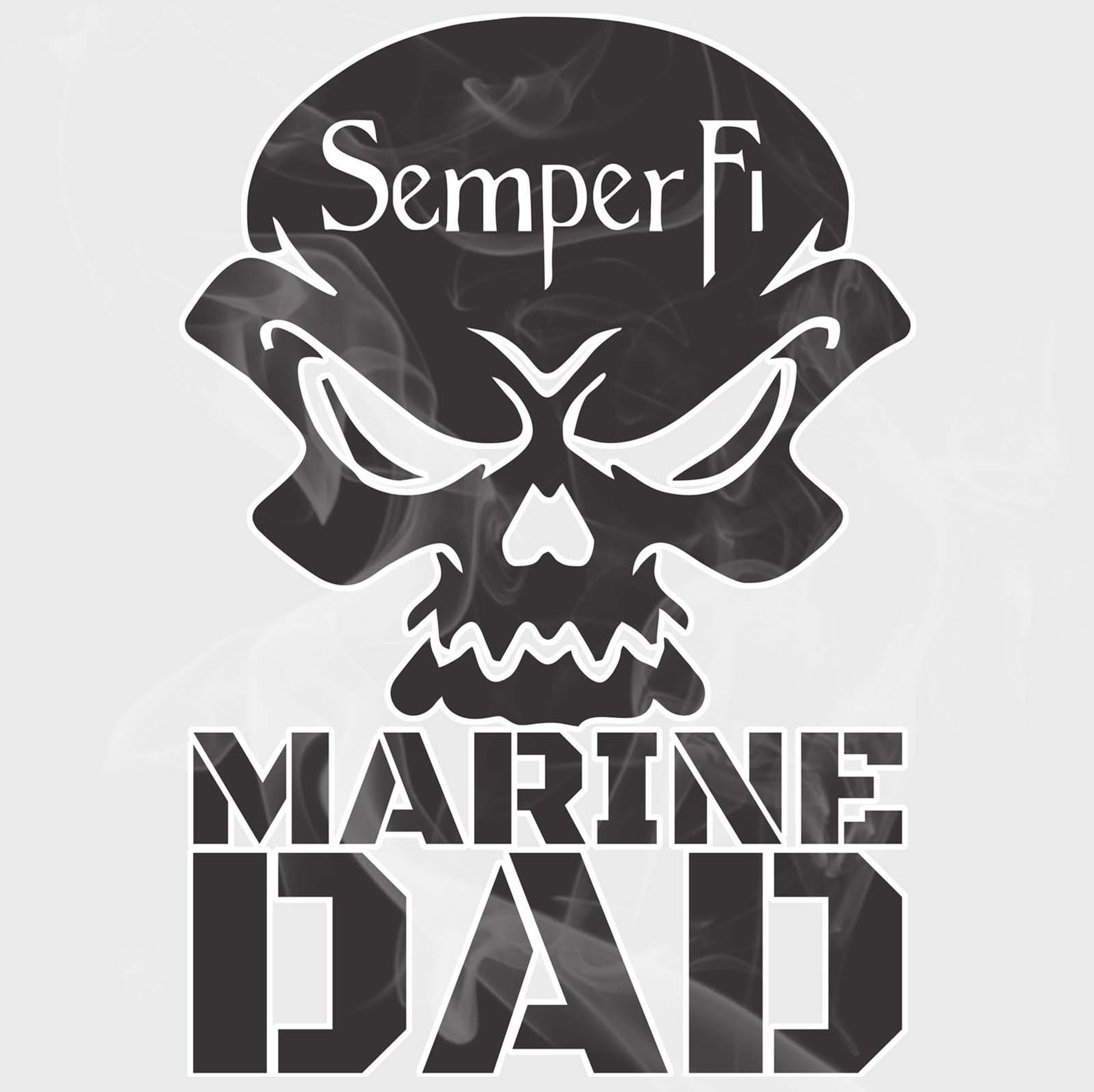 Semper Fi Marine Dad Decal vinyl Sticker Static Cling or - Etsy