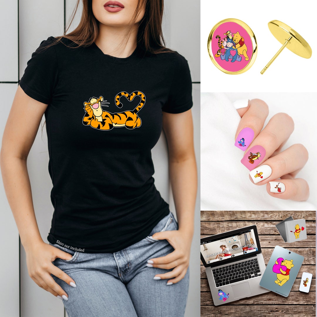 Love Nail Art Decals Earrings Vinyl Sticker Static Cling Window Film ...