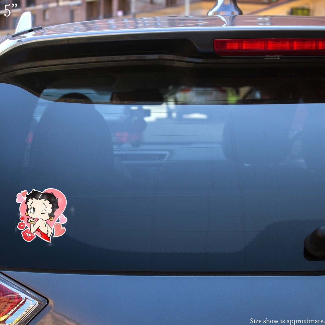 Kiss Vinyl Decal Sticker Static Cling Window Film Vinyl Iron-on Betty ...