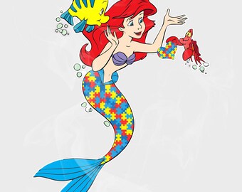 Autism Mermaid - Etsy