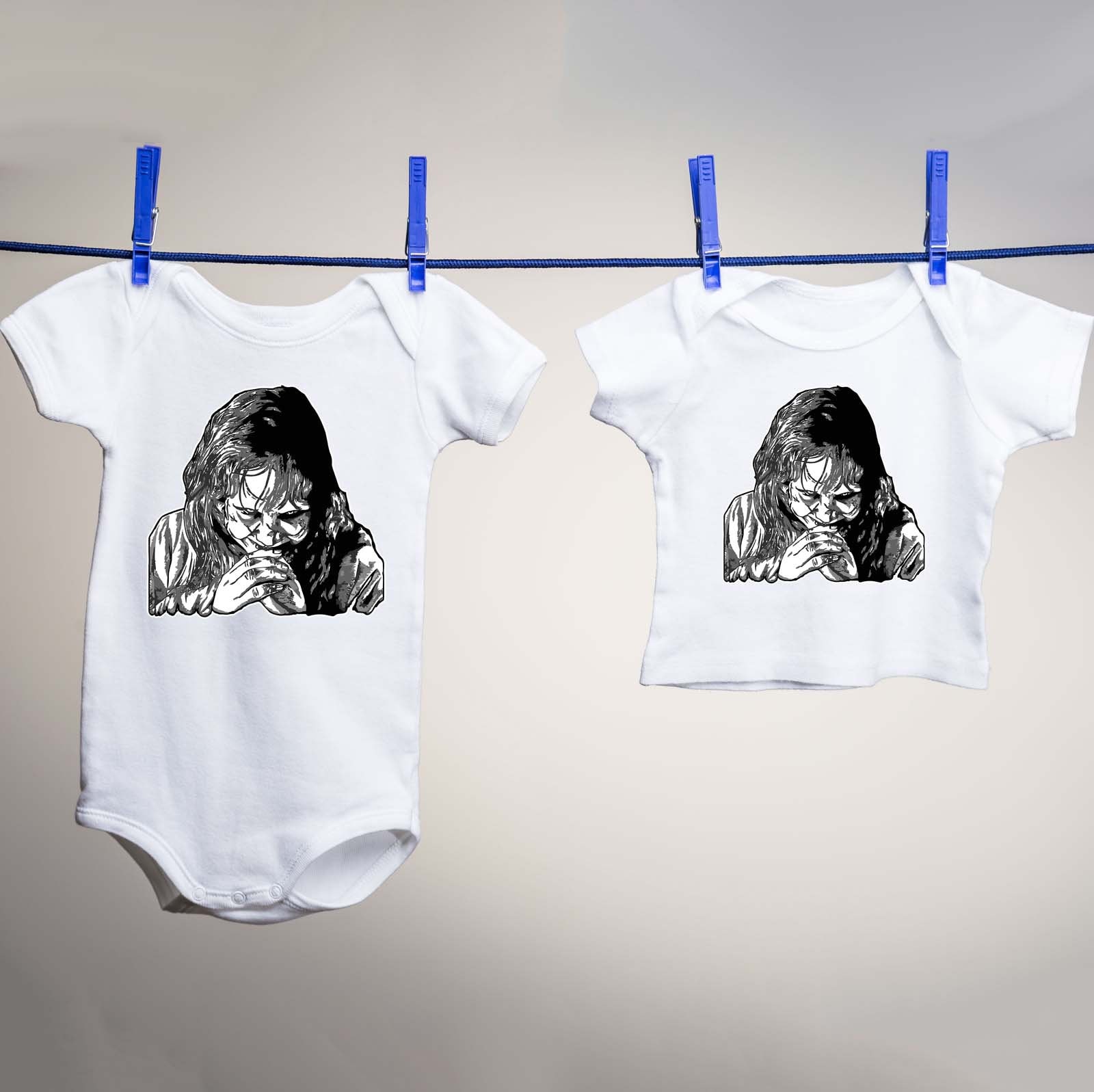 The Exorcist Style Decal vinyl Sticker Static Cling or - Etsy