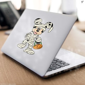 Mickey Style Halloween Mummy Decal vinyl Sticker Static - Etsy