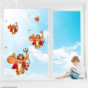 Halloween Devil Vinyl Decal Sticker Static Cling Window Film Vinyl Iron ...