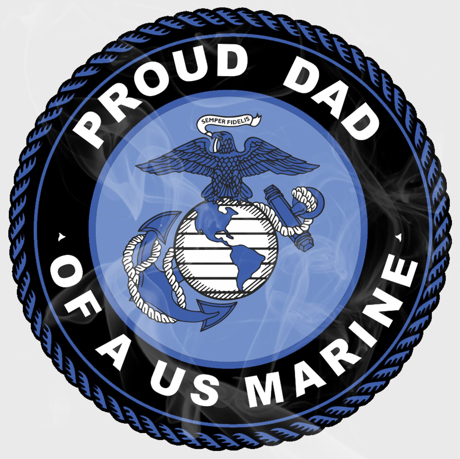 USMC Marine Proud Dad Decal Vinyl | Etsy