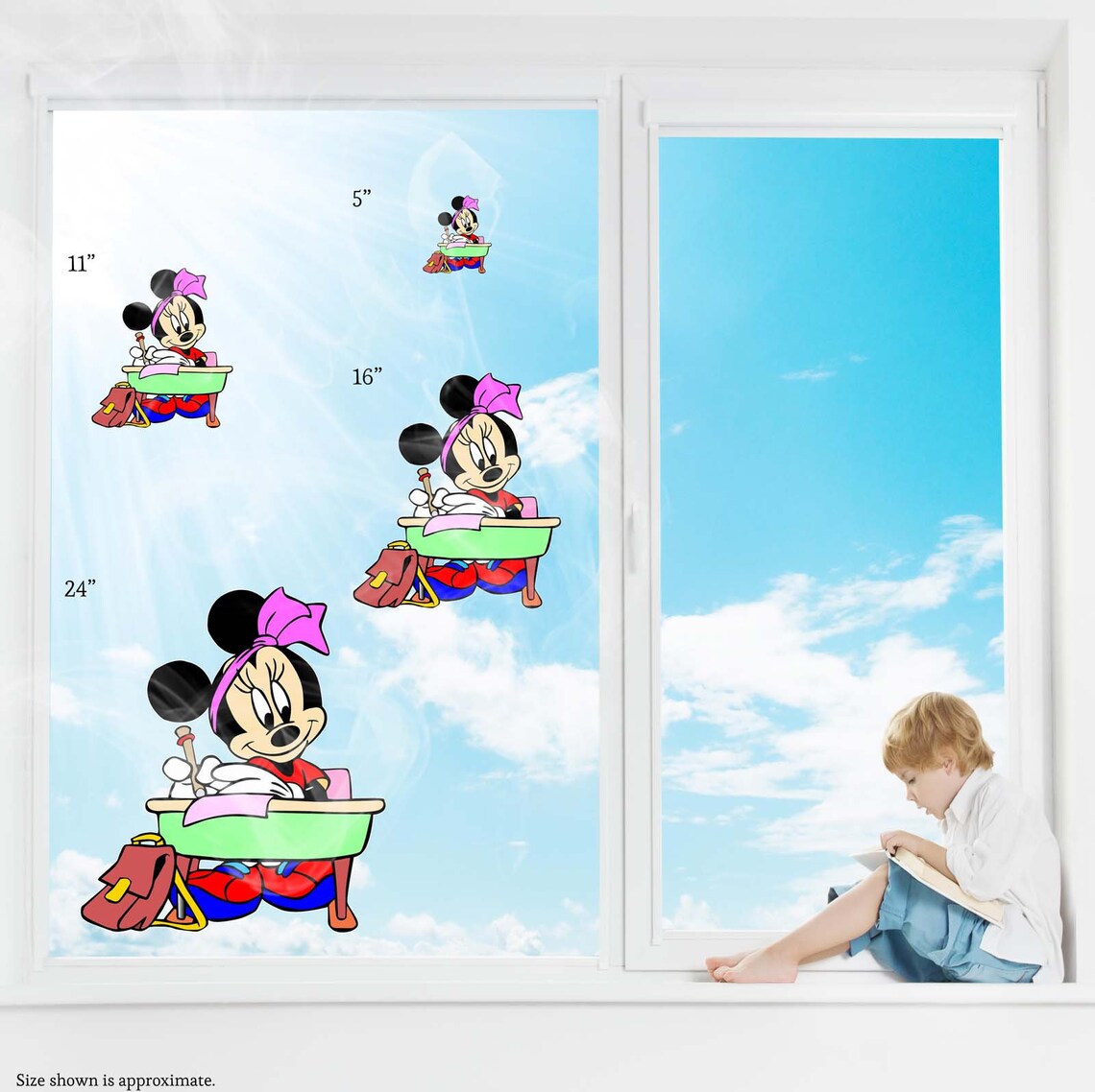 Minnie Style Back to School Decal vinyl Sticker Static - Etsy