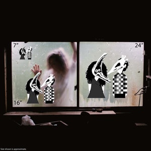 Classic Horror Vinyl Decal Sticker Static Cling Window Film Iron-on ...