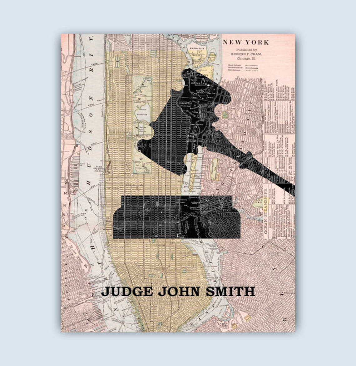 Judge Print Personalized Philadelphia Judge Gift Justice - Etsy