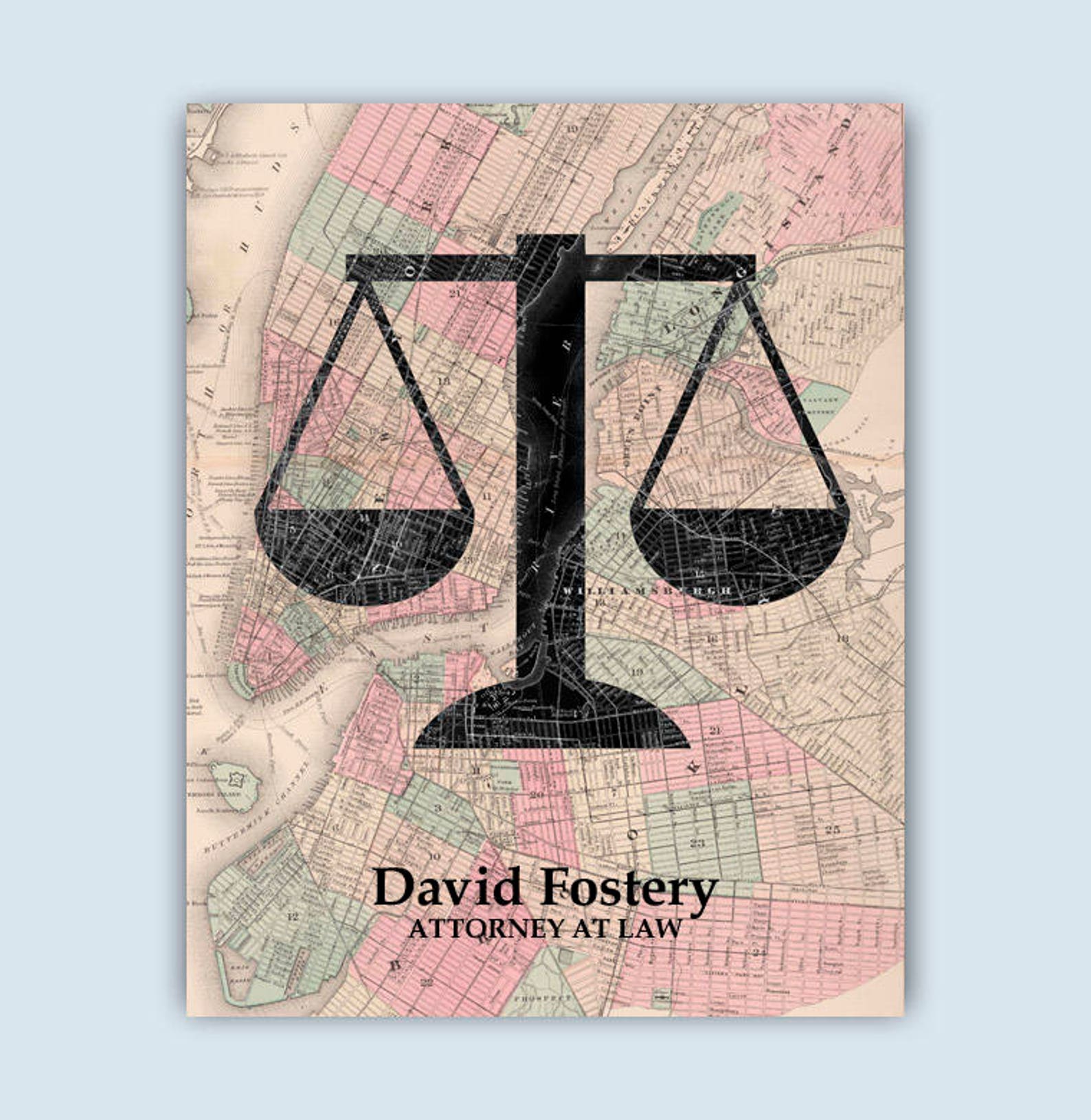 Lawyer Print Attorney Law Print Boston Personalized Attorney - Etsy