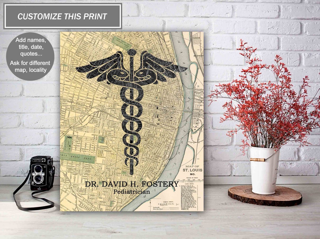 Custom Pediatrician Poster, Pediatrician Graduation Gifts, Pediatrics ...