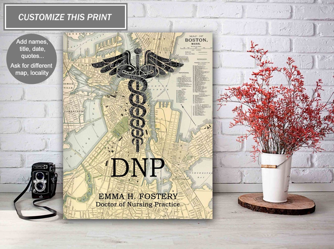 Personalized Doctor of Nursing Practice DNP Print, DNP Graduation Gift ...