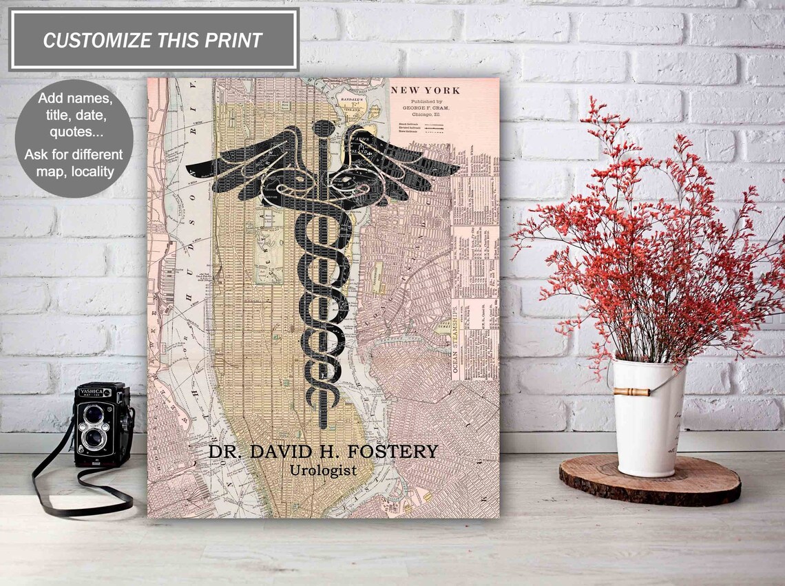 Custom Urologist Poster, Urology Office Decor, Urologist Graduation ...