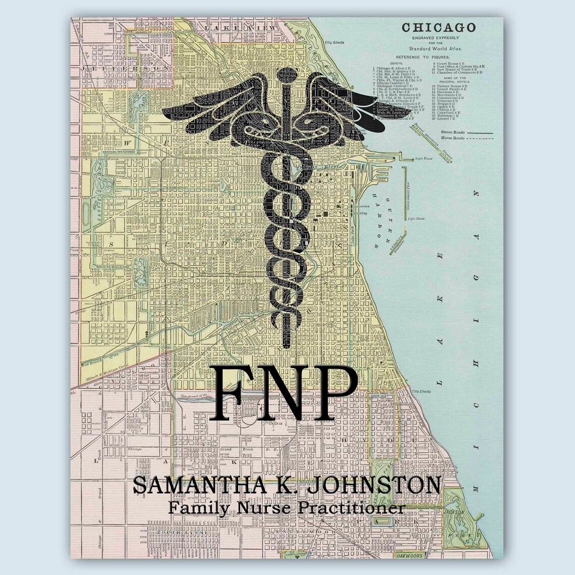 Custom Family Nurse Practitioner FNP Print FNP Graduation - Etsy