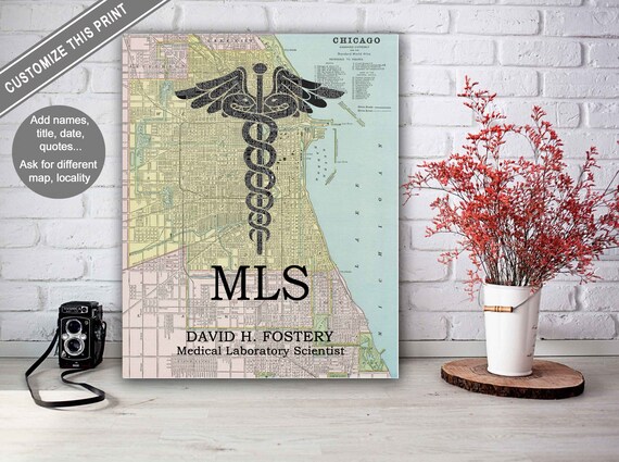 Personalized Medical Laboratory Scientist MLS Poster MLS - Etsy