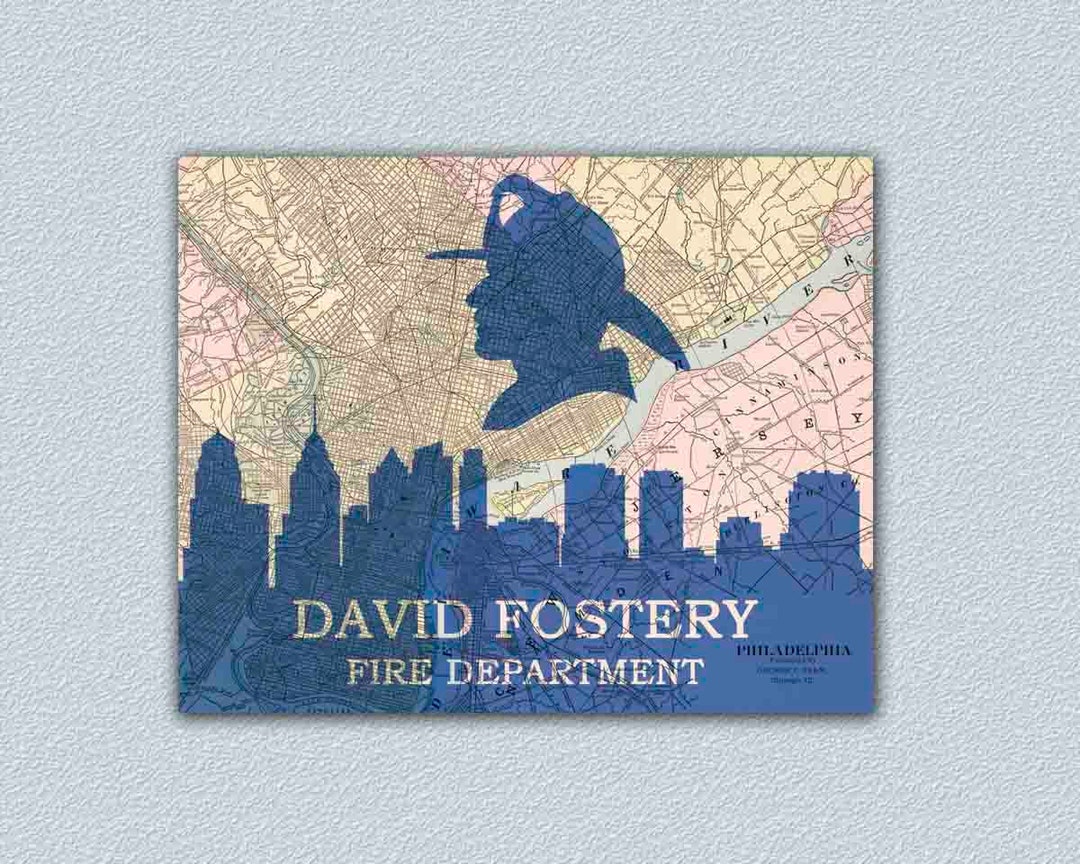 The Philadelphia Fire Department, Personalized Firefighter Gift ...