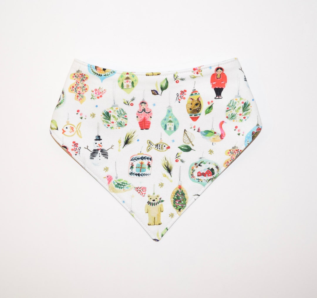 Keepsake Ornaments/string Lights, Reversible Dog Bandana, Snap Closure ...
