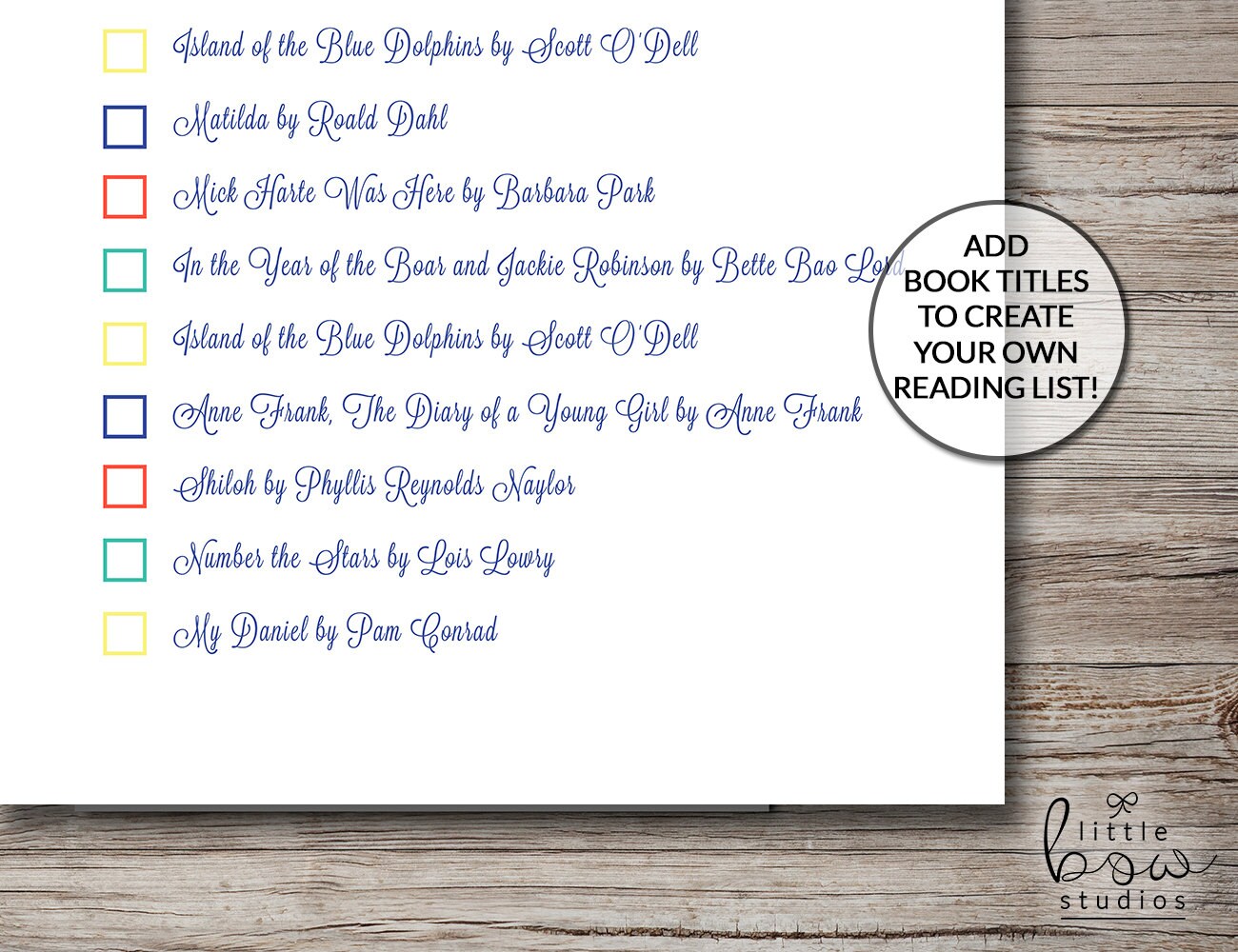 Printable Summer Reading List, Instant Download, Family Activity Sheet ...