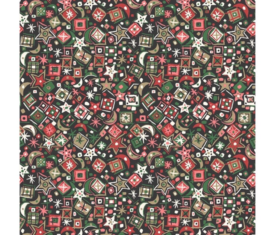 Liberty Christmas Fabric by the Fat Quarter/half Metre/metre Green ...