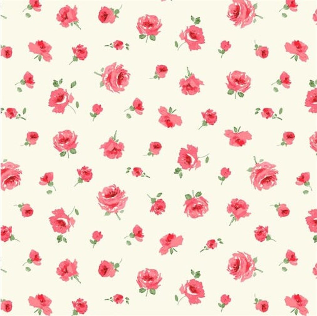 Liberty Fabric, Flower Show Midsummer, Mary Rose Lasenby Cotton by the ...