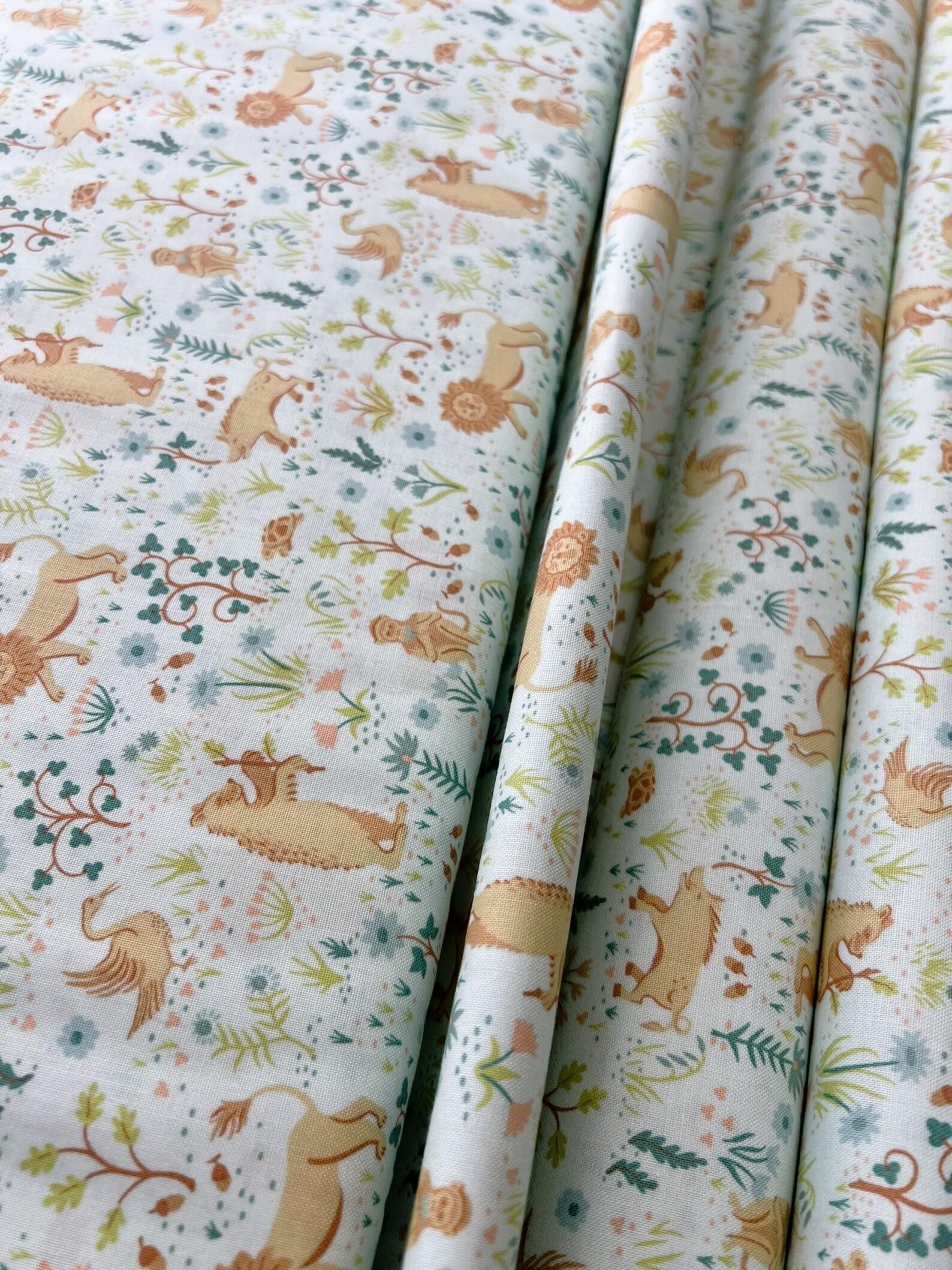 Liberty Fabric, Tree of Life Collection, Tudor Fauna Lasenby Cotton by ...