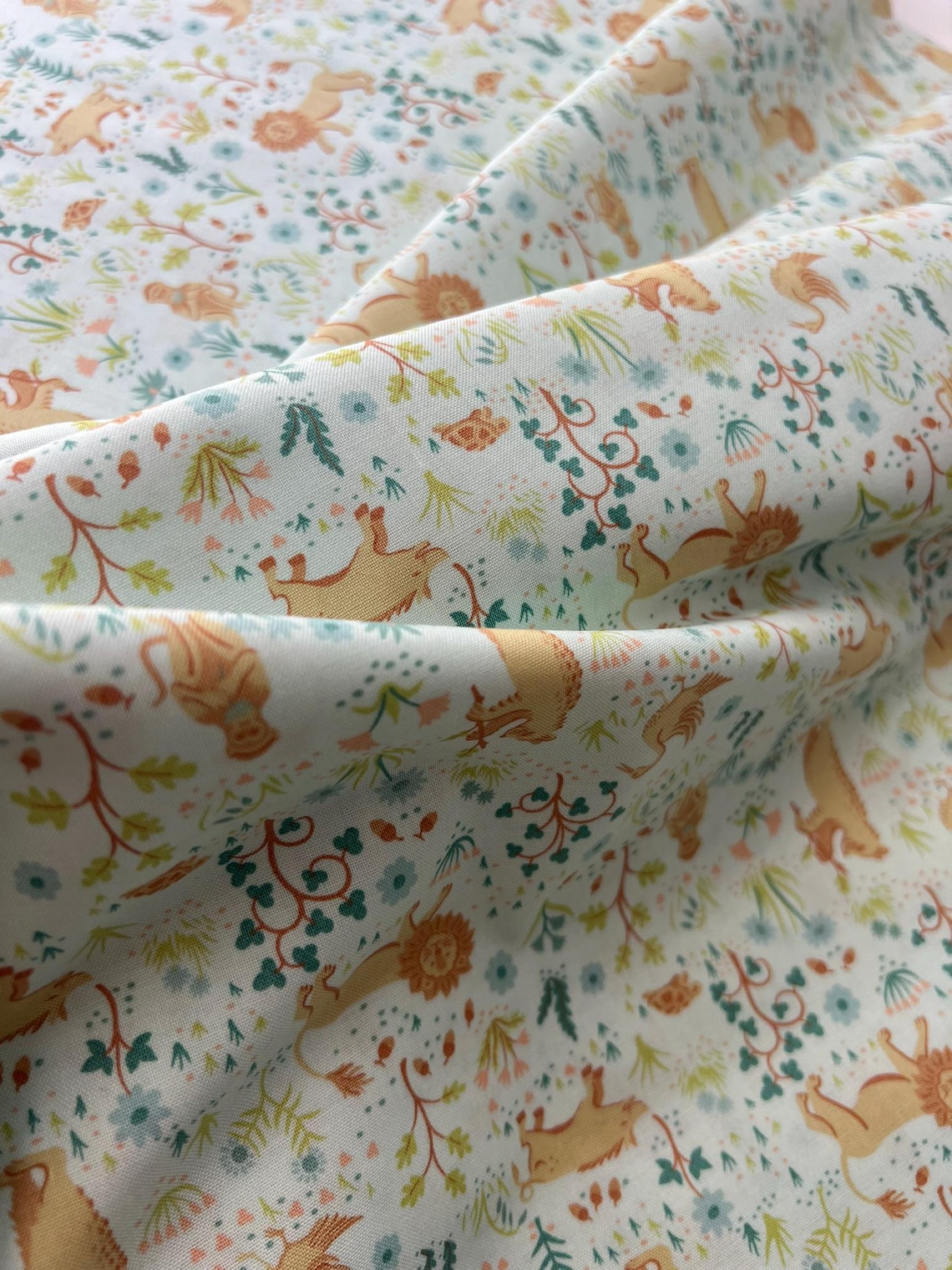 Liberty Fabric, Tree of Life Collection, Tudor Fauna Lasenby Cotton by ...