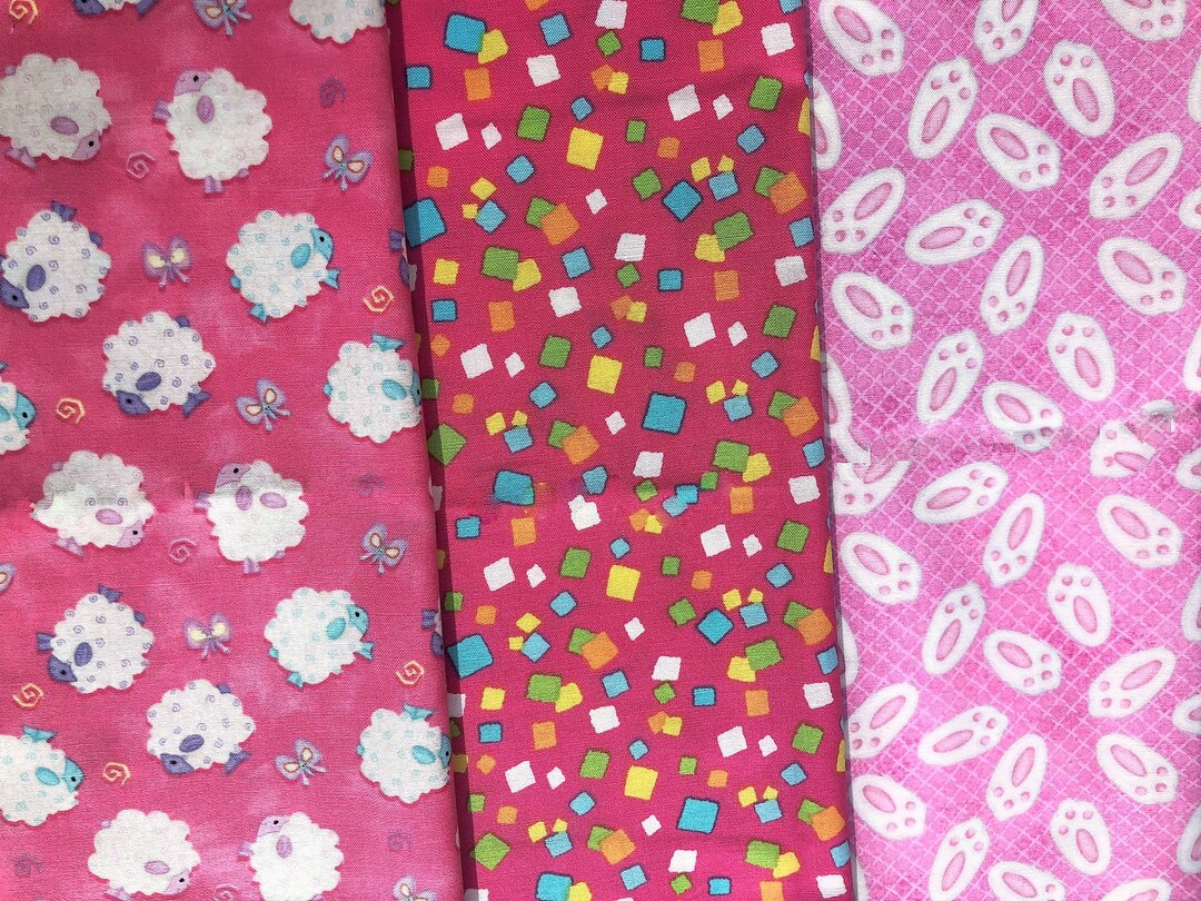 Pink Easter Fat Quarter Bundle - Henry Glass, 100% Cotton - Etsy