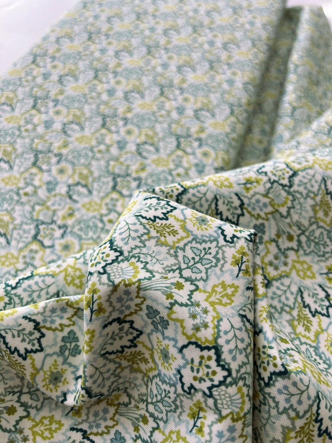 Liberty Fabric, Tree of Life Collection, Cascading Leaves Lasenby ...